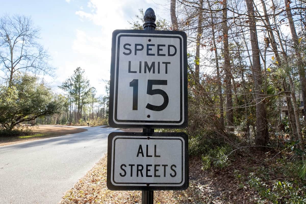 Reminder Speed Limit Is 15 MPH Cypress Point Plantation Reminder Speed Limit Is 15 MPH Cypress Point Plantation